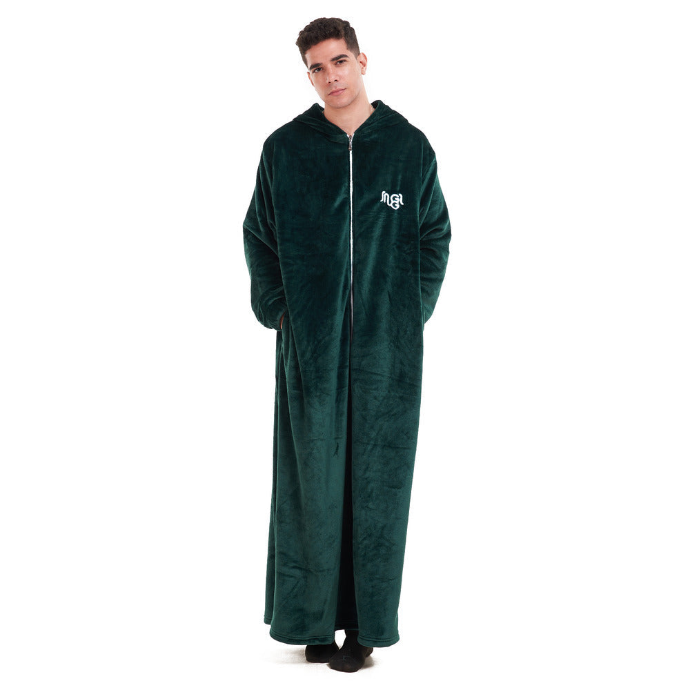 Snuggs Monk Teal blanket with sleeves in Egypt – Snuggseu
