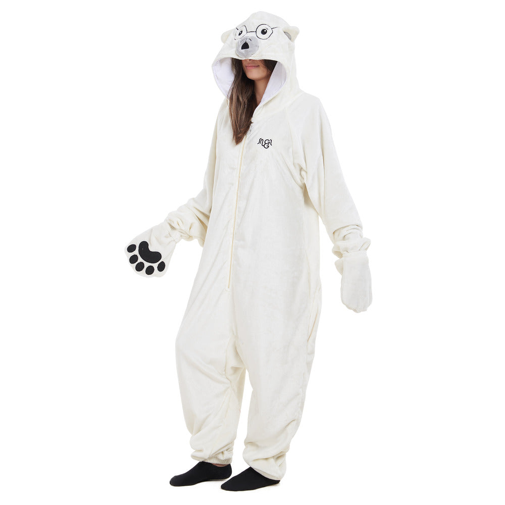 Snuggs Blanket Animal Onesie "Polar bear" – Snuggseu