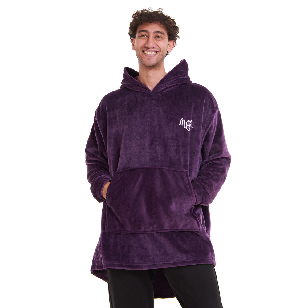 Snuggs Blanket Hoodie "Deep violet" – Snuggseu