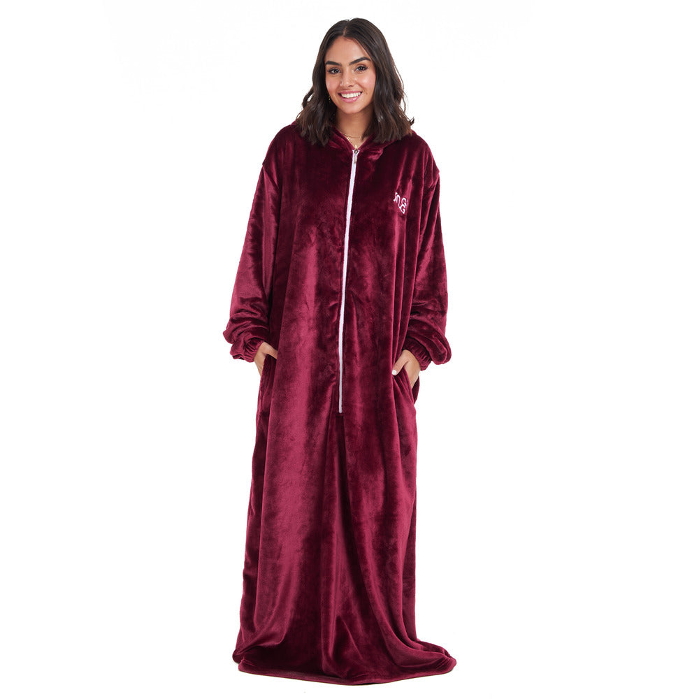 Snuggs Monk Wearable Blanket "Burgundy" – Snuggseu