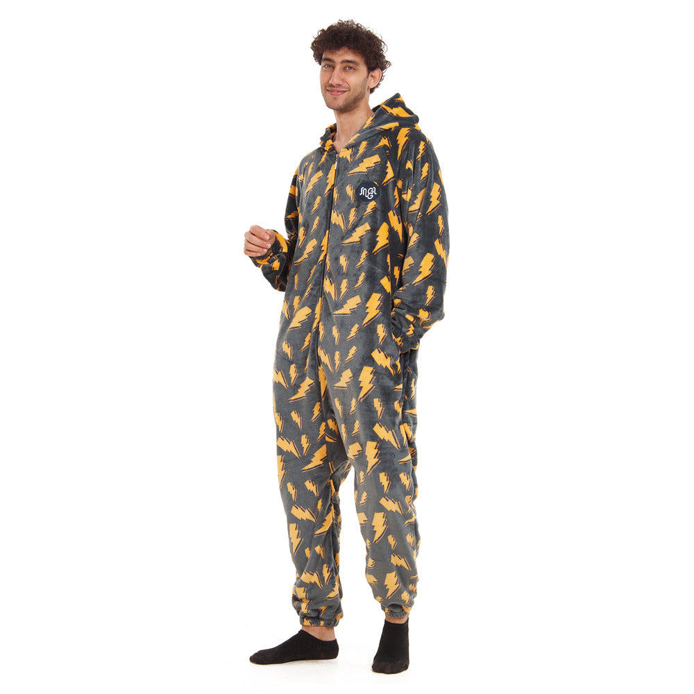 Snuggs Blanket Onesie "Dark Grey Bolt" – Snuggseu